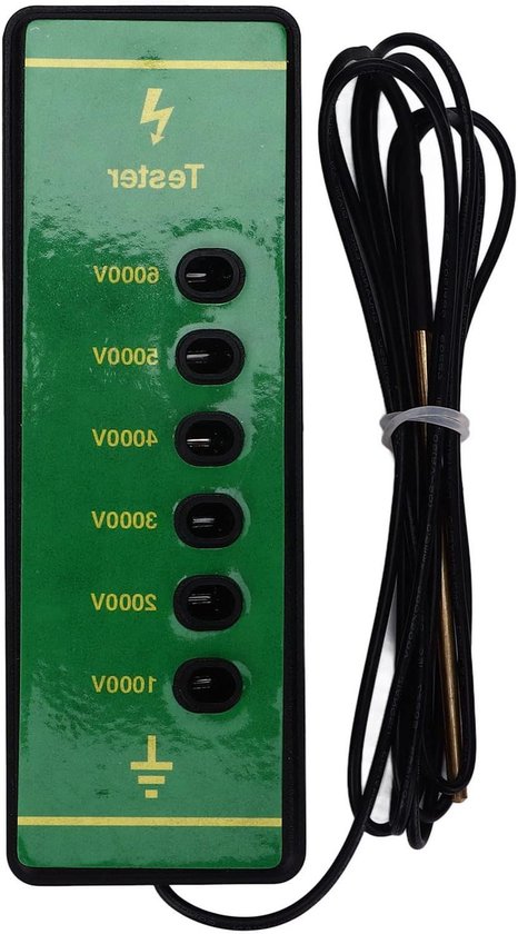 Elektrische omheining spanningstester 1000-6000V - Draagbaar ...