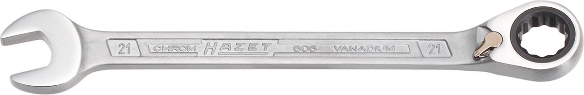 Hazet 606-21 Ratel-ring-steeksleutel - 21mm | bol