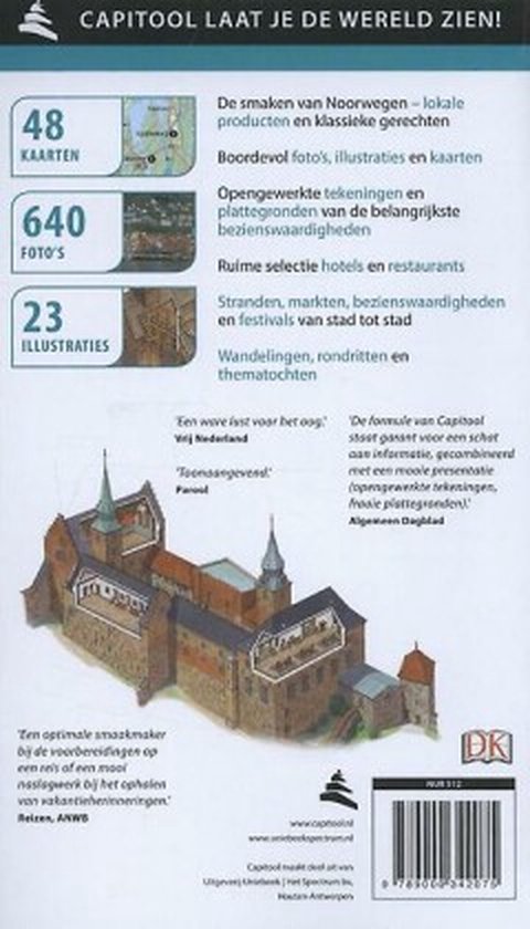 Capitool reisgidsen - Noorwegen, Alf G. Andersen | 9789000342075 ...