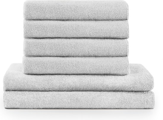 Blumtal Terry Handdoeken Set - 2 x Baddoek & 4 x Handdoek: Wit | bol