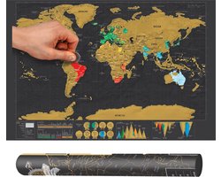 Kras Wereldkaart – Scratch Map cadeau geven