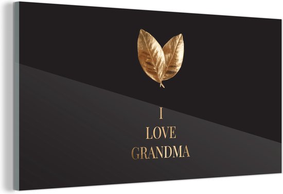 Grand-mère - Chère grand-mère - Je t'aime - Fête des Mères - Or | bol.com