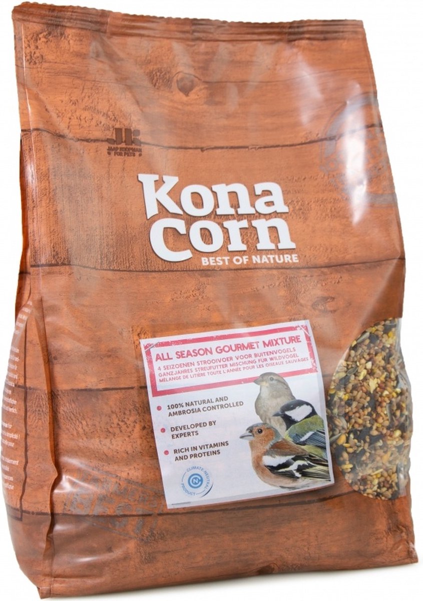 Konacorn Strooivoer Voor Buitenvogels | 4 kg Vogelvoer | bol.com