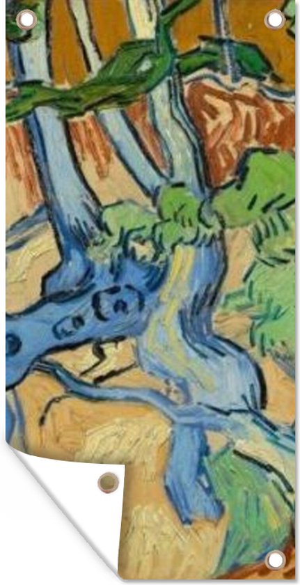 Affiche clôture Racines d'arbres - Vincent van Gogh - 100x200 cm ...