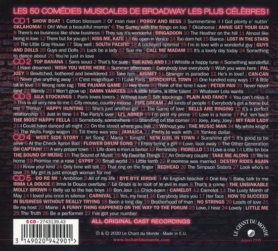 Various Artists - On Broadway (5 CD), various artists | Muziek | bol