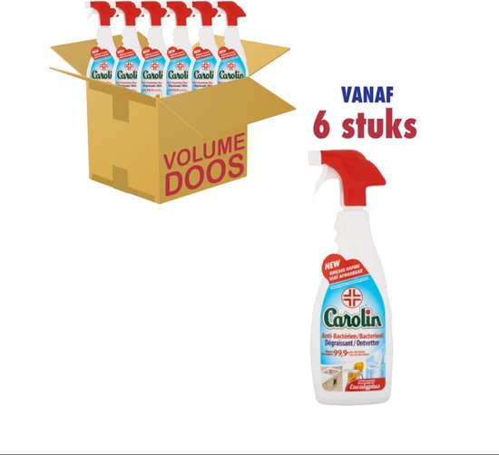 Carolin Antibacteriële ontvetter met Eucalyptus | bol