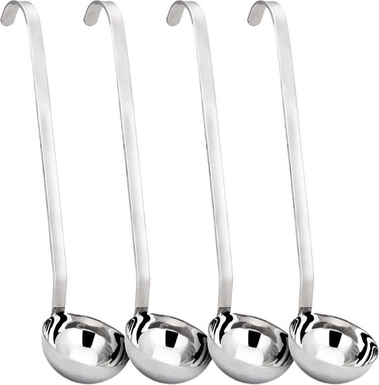 (4 stuks) Pollepel / soeplepel - Ø 6,5 cm | GGM Gastro | bol