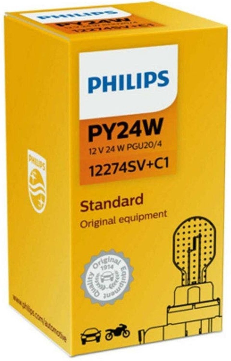 Philips Silver Vision Plus PY24W 12274SV+C1 | bol