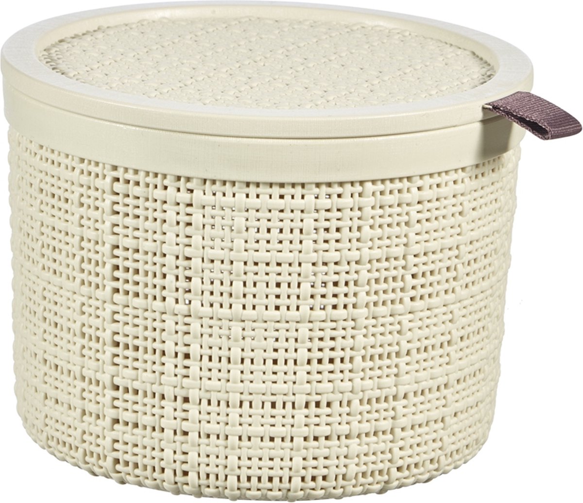 Curver Jute mandje - Rond - 2L - Offwhite | bol