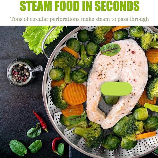 Stoompan inzetstuk voor pan, stoominzet - 22 cm, stoominzet, stoominzet ...