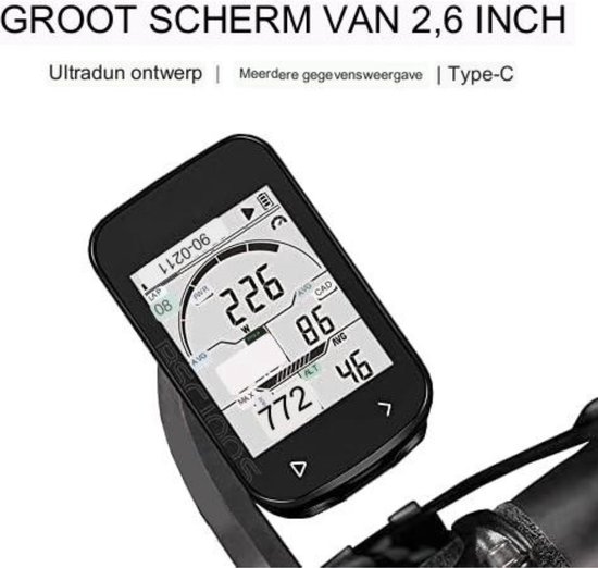 Kilometerteller Fiets - Fietscomputer Draadloos - Snelheidsmeter Fiets ...