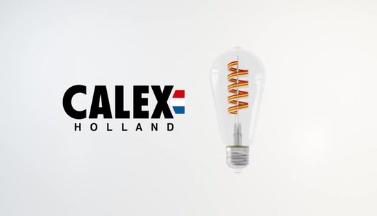 Calex - Smart Light Bulb E27, 3-Pack, Wifi LED ST64 Bulb, RGB, App and ...