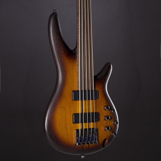 Ibanez SRF705 Portamento Brown Burst Flat Fretless fretloze basgitaar | bol