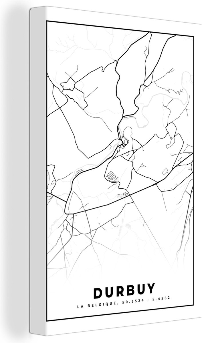 Tableau Peinture Zwart Wit - België - Carte - Plan de Ville - Carte ...