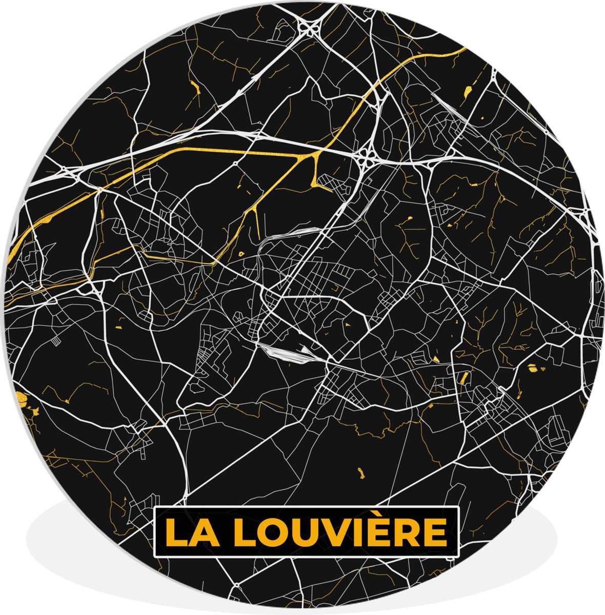 Wall Circle - Wall Circle Inside - Map - Or - La Louvière - Map - City ...
