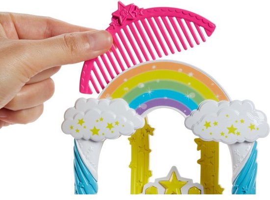 Barbie pop Dreamtopia Playset met schommelstoel troon | bol