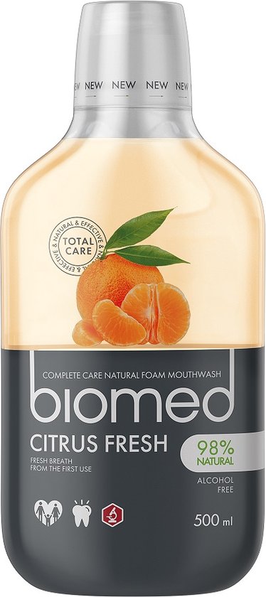 Biomed | Citrus Fresh Mondwater | bol.com