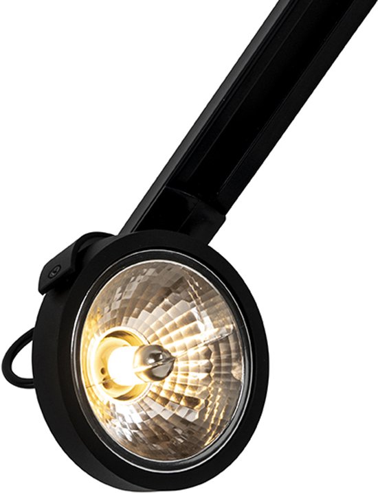 QAZQA Railspot 1-fase zwart - Go | bol