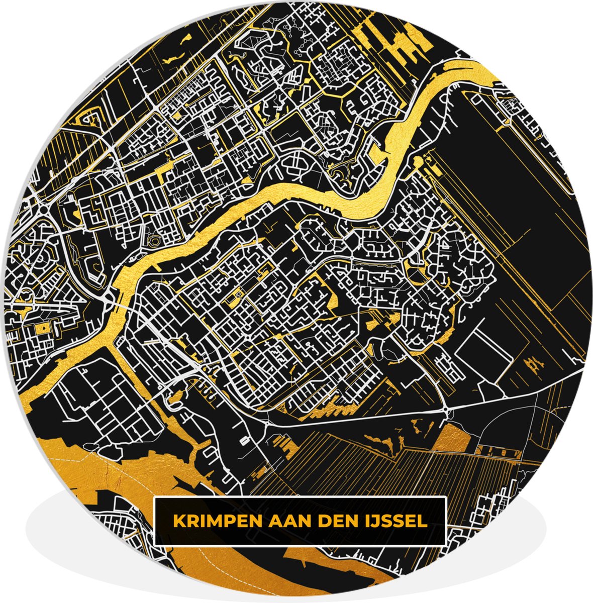 Wall Circle - Wall Circle Indoor - Krimpen aan de IJssel - City Map ...