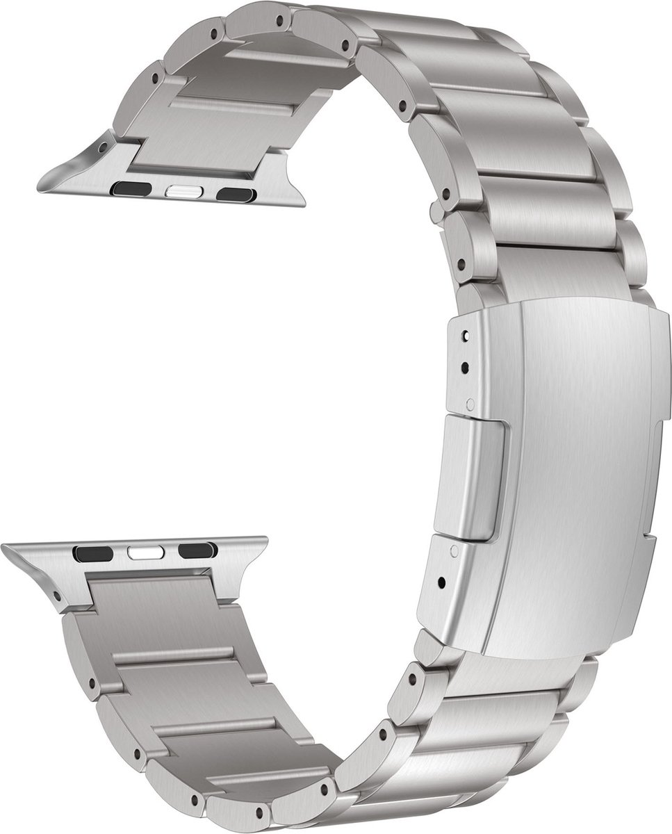 Titanium Smartwatch bandje - Geschikt voor Apple Watch Titanium bandje ...