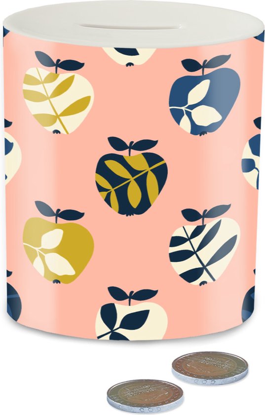 Spaarpot - Spaarblik - Appel - Patronen - Scandinavië - Spaarpotten ...