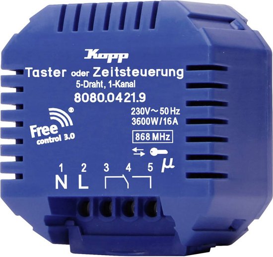 Kopp Free Control 808004219 1-kanaals Ontvanger | bol.com