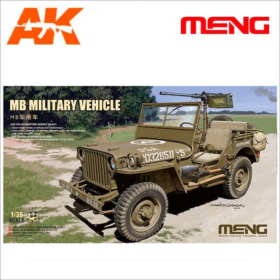 MB Military Vehicle - Scale 1/35 - Meng Models - MM VS-011 | bol.com