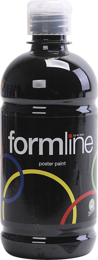 Cover verf. matt. zwart. 500 ml/ 1 fles | bol