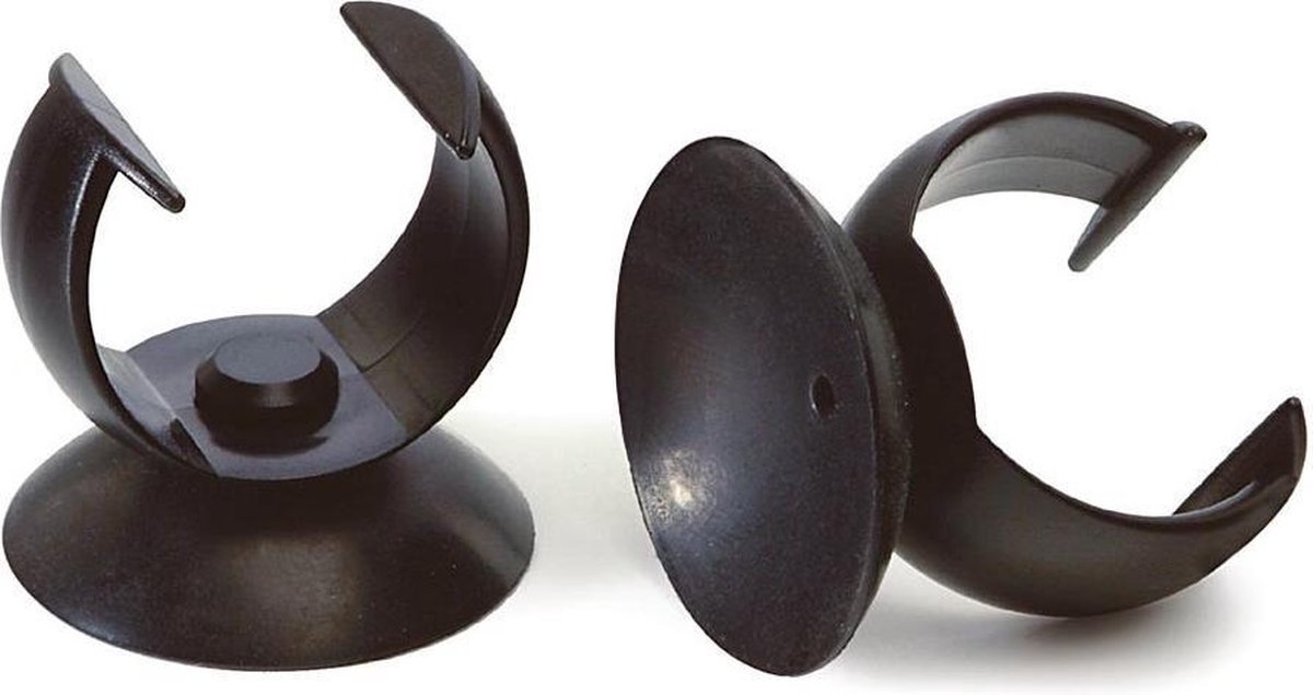 Ferplast Zuignappen Met Korte Klem 3 Cm Rubber Zwart 2 Stuks | bol.com