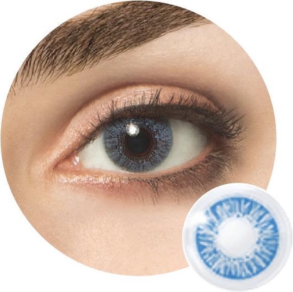 -3,25 - FreshLook® COLORS Blue - 2 pack - Maandlenzen - Kleurlenzen ...
