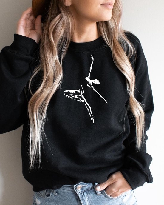 Dans Trui Comfort Dancer - zwart | DforDance dancewear | bol.com