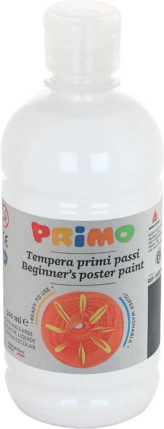 Primo Poster peinture Tempera 500 ml Wit | bol.com