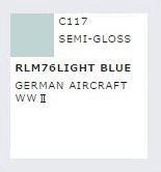 Mrhobby - Mr. Color 10 Ml Rlm76 Light Blue (Mrh-c-117) | bol