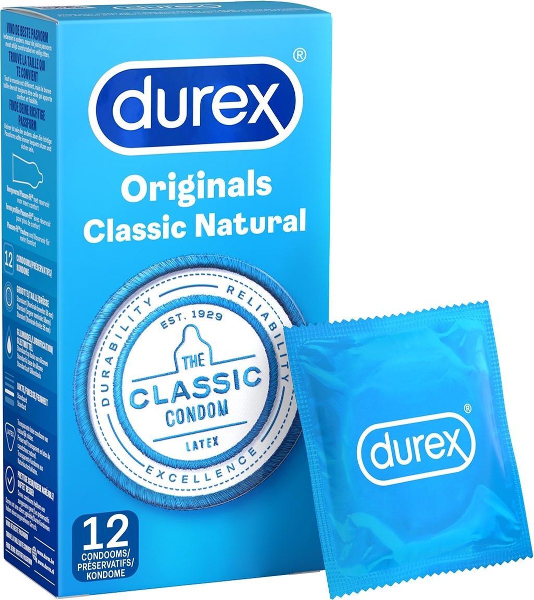 bol.com | Durex Condooms Classic Natural 12st x2