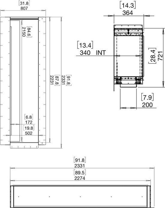 Eco Smart Fires Flex 86LC Bio-ethanol Inbouwhaard Linkerhoek | bol.com