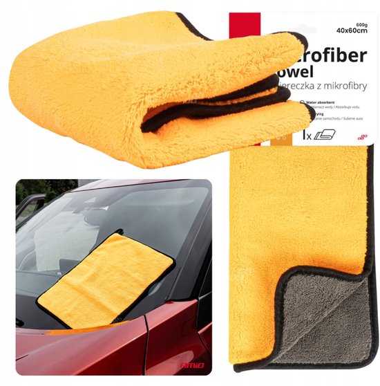 Grote Dikke Microvezel Doek Auto Drogen 60x40cm 600GSM | bol