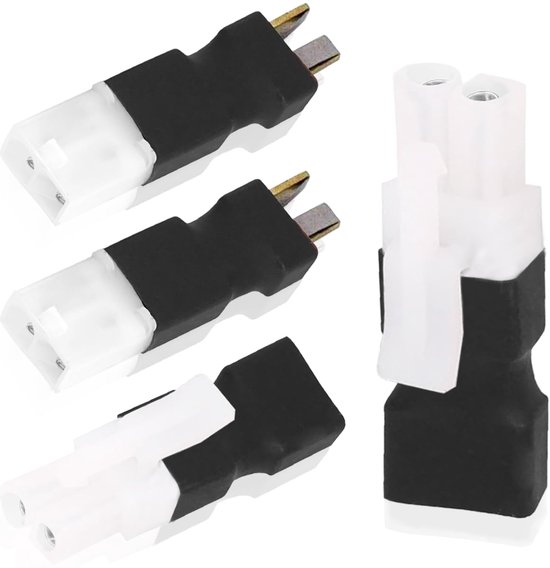 2 Paar Adapterkabels van Tamiya Stekker naar T-Connector voor RC FPV ...
