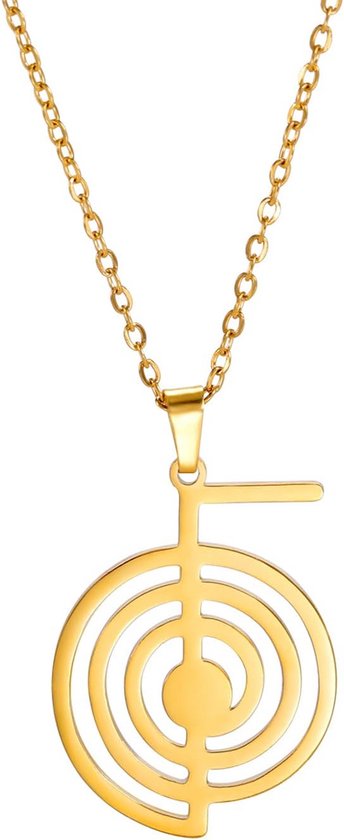 Reiki Cho Ku Rei Symbool Ketting voor Vrouwen - Heilig Geometrie Amulet ...