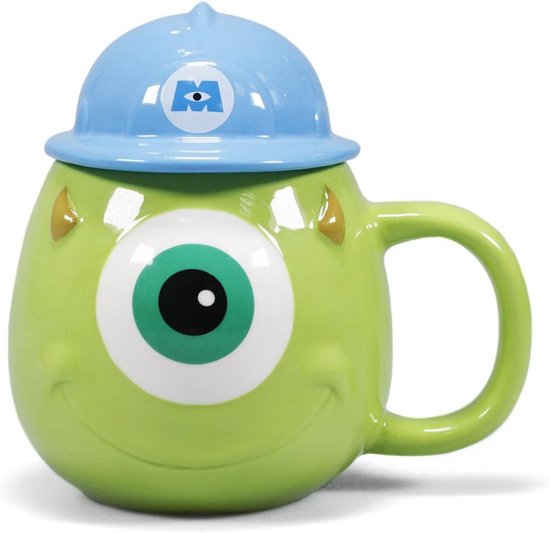 Vormgegeven Mok - Monsters Inc Mike Thema - 450ml Keramische Mok | bol
