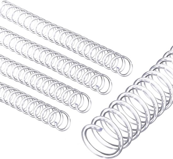 VVGoods - Plastic Spiraalbindende Spoelen, 20 Stuks, 115 Vel Capaciteit ...