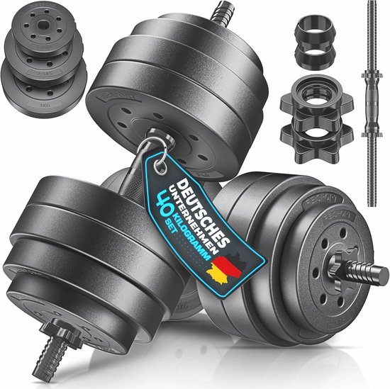 Verstelbare Halterset 15/20/30/40 kg | Multifunctionele Korte Halters ...