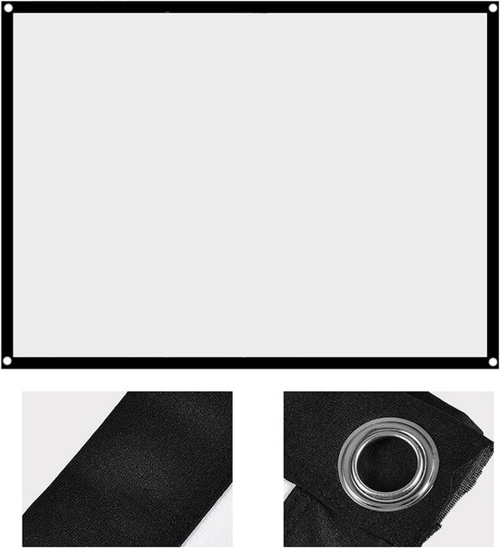 Groot Projector Scherm - Beamer Accessoires - Draagbaar - Opvouwbaar ...