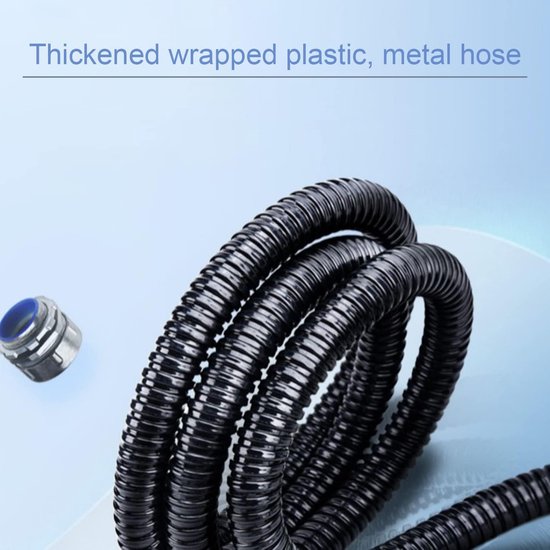 Flexibele Metalen Golfbuis 10mm 2 Meter - Kabelbuis | bol