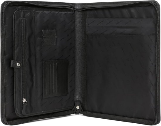 Leren Conferentiemap voor Heren voor Laptop tot 13 inch en A4 ...