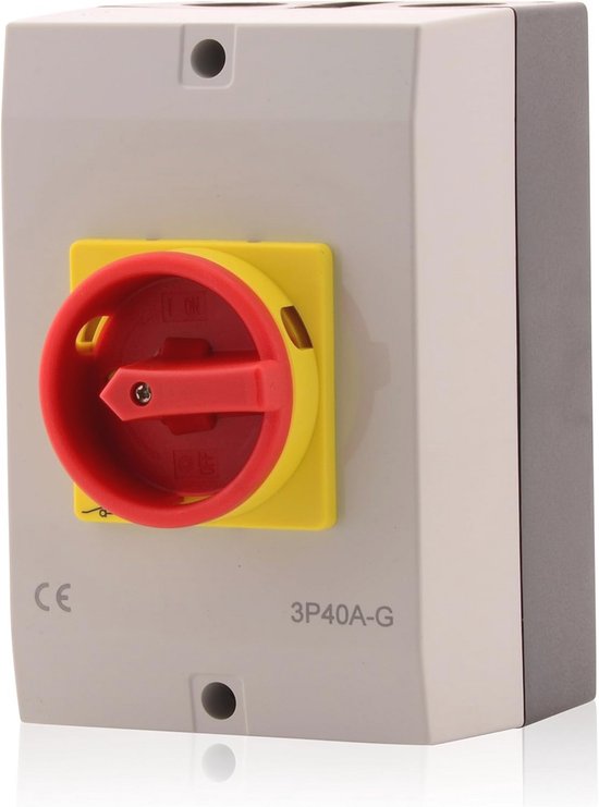 Hoofdschakelaar 40A IP65 3-polig | bol