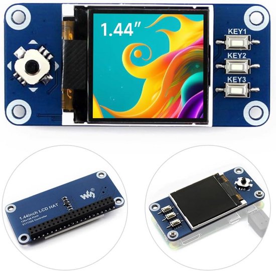 1.44 Inch LCD Display HAT voor Raspberry Pi Zero - 128x128 SPI ...