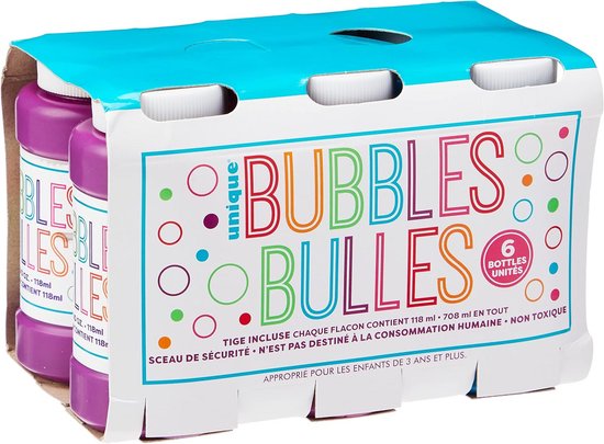Feestbubbels voor Kinderfeestjes - 6 Stuks | bol
