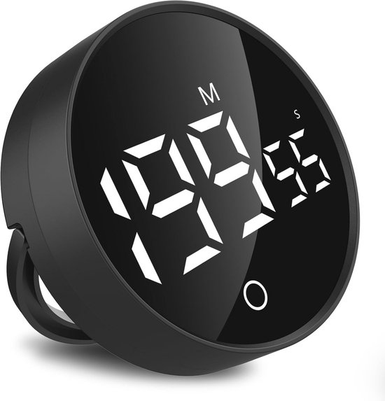 Oplaadbare timer met groot LED-display - 199 minuten, 3 instelbare ...