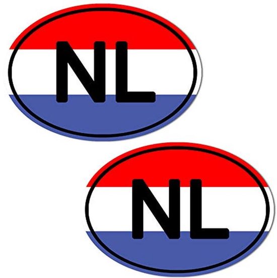 Vlag Stickers Nederland 2 Stuks - Vinyl Auto Moto Fiets Helm ...