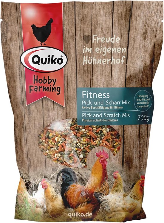 Kippenvoer Mengsel 700g - Actieve Snuffelmix voor Hobbykippen en ...
